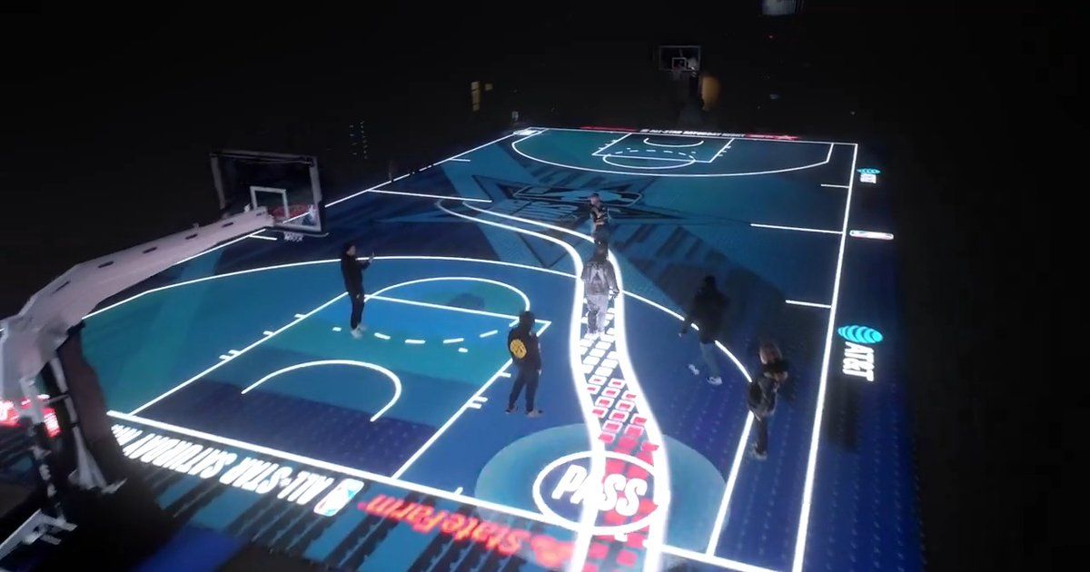 IMPRESIONANTE: la NBA inaugurará una cancha con pantallas LED en el All-Star